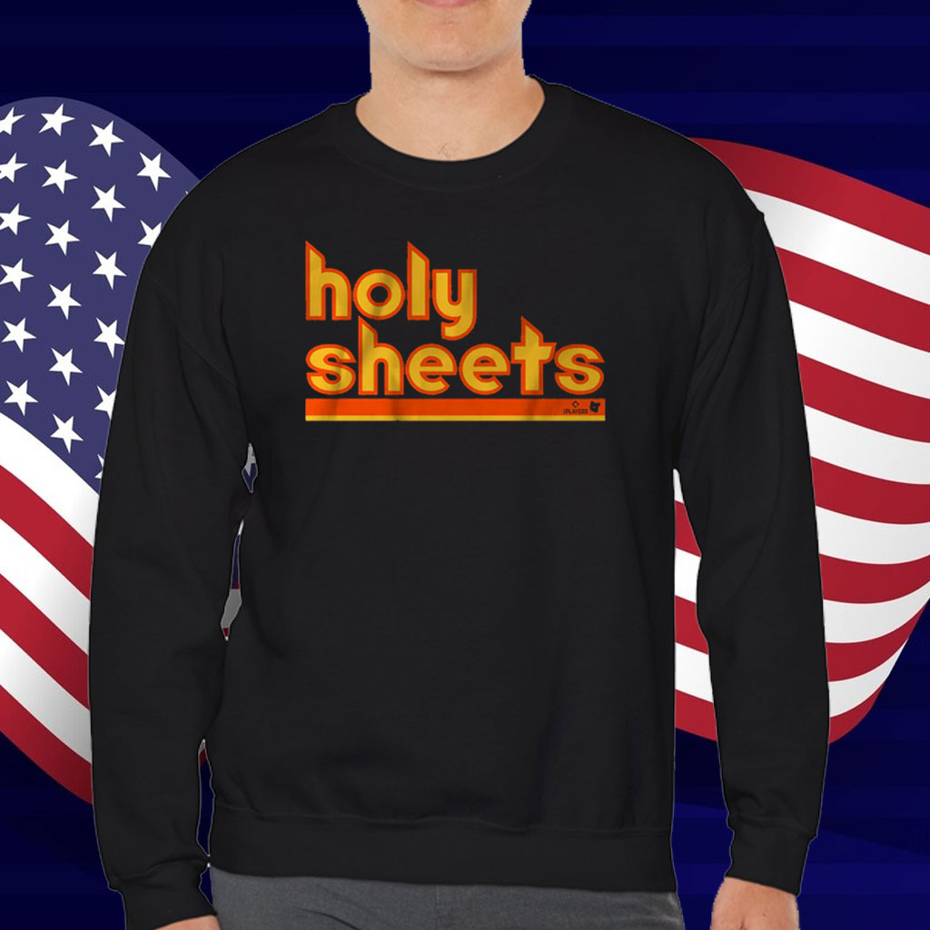Gavin Sheets Holy Sheets Text T-Shirt - Flagwix