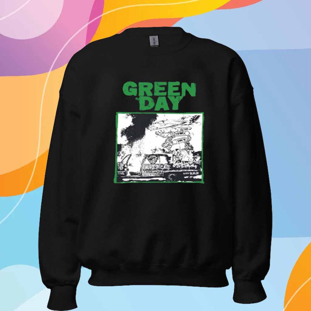 Greenday Store Green Day Riot Trio Tour Shirt – Flagwix