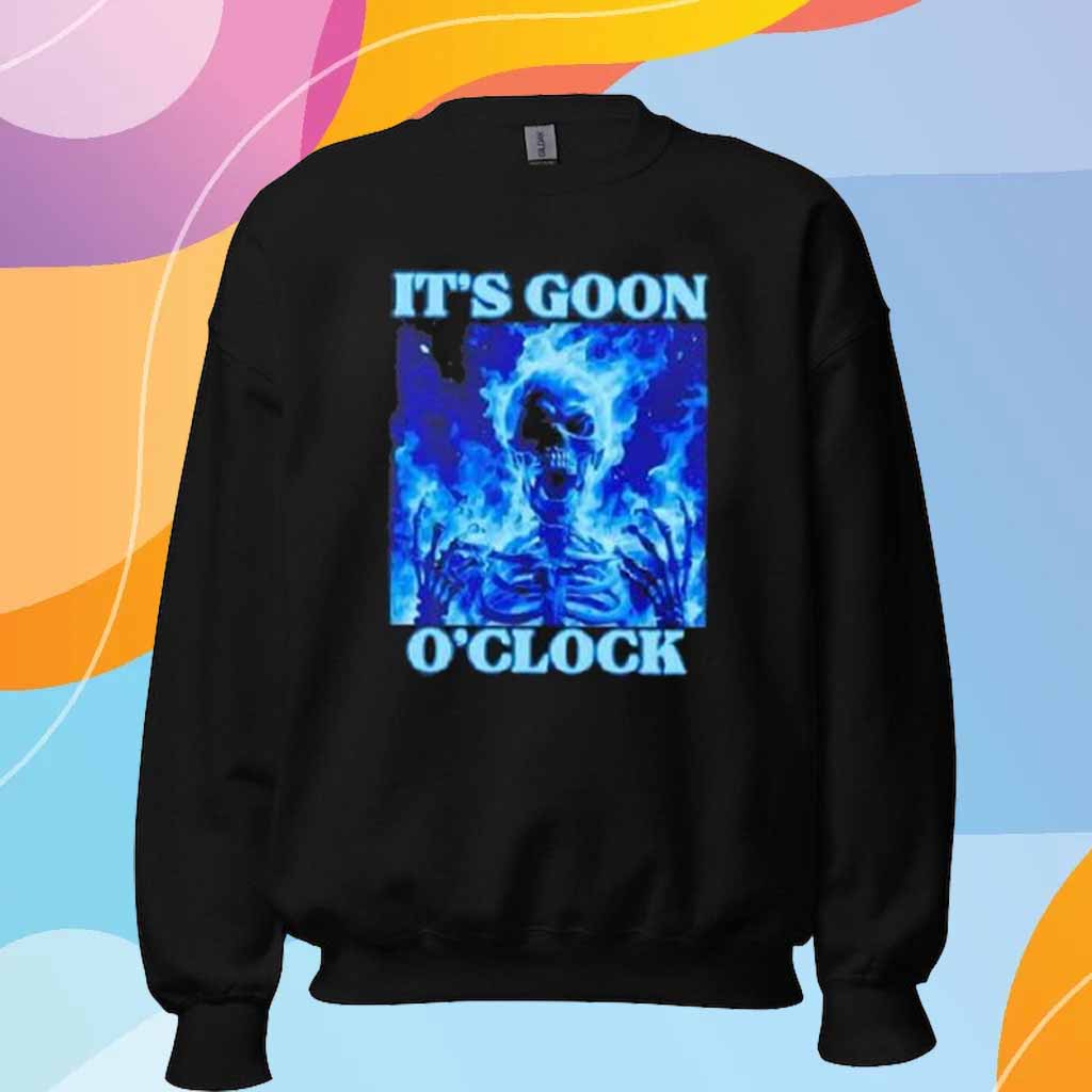 Skeleton It’s Goon O’clock Graphic T-Shirt - Flagwix